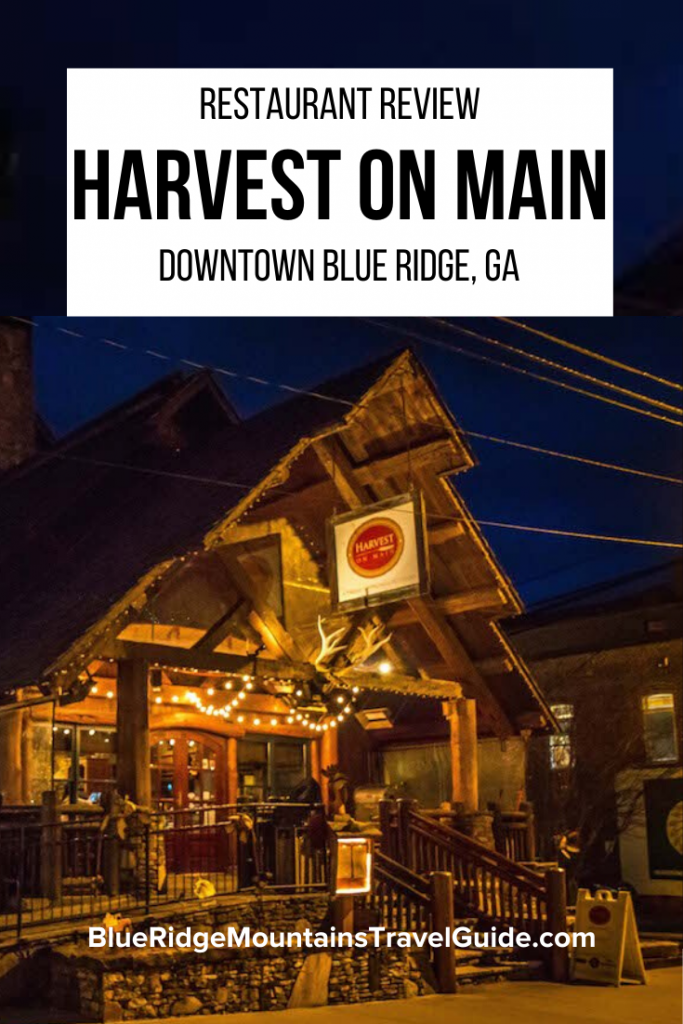 Review of Harvest on Main Restaurant in Downtown Blue Ridge, GA
