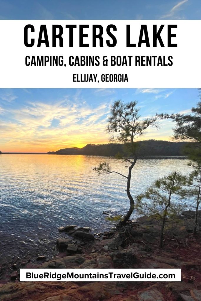 Carters Lake Camping, Cabins, & Boat Rentals in Ellijay GA