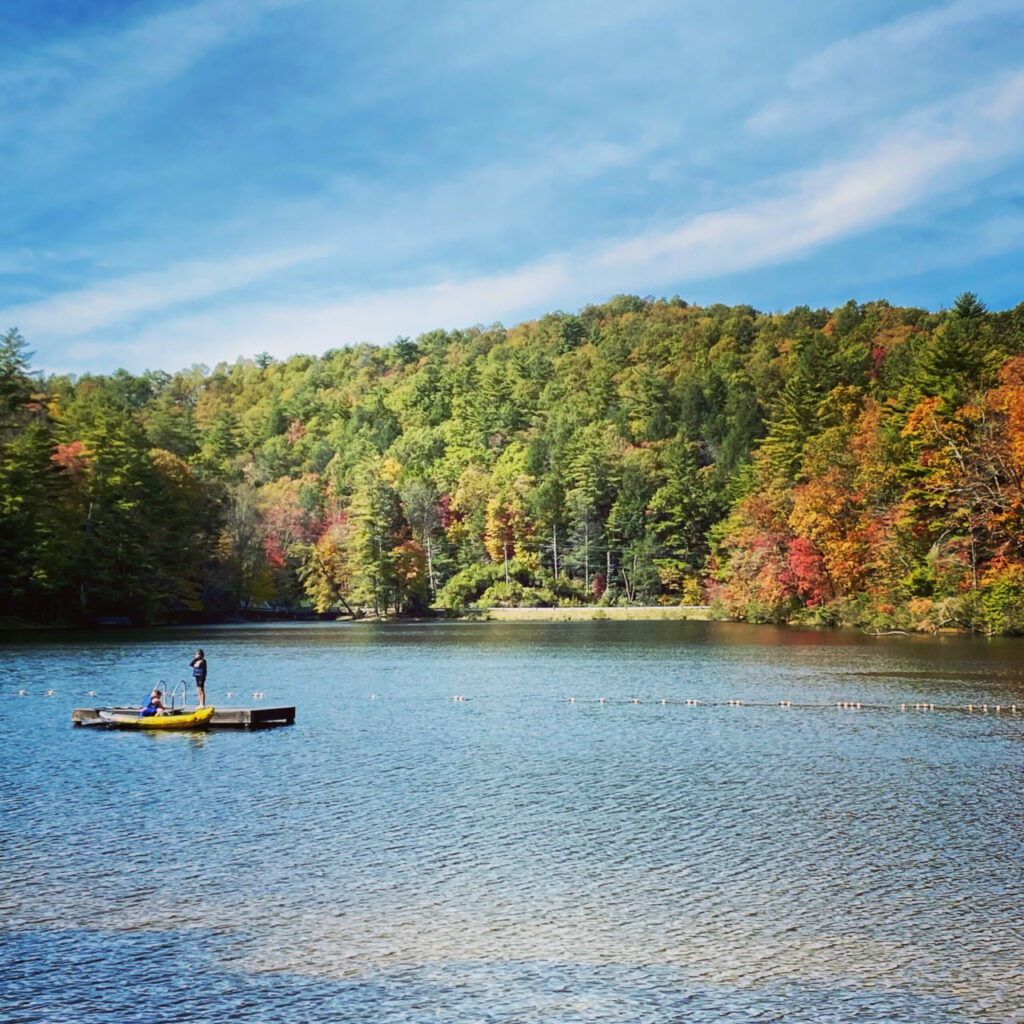 Visiting Lake Winfield Scott in Suches GA (Near Blairsville)