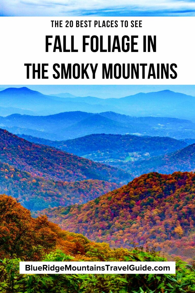 The 20 Best Places to See Fall Foliage in the Smoky Mountains