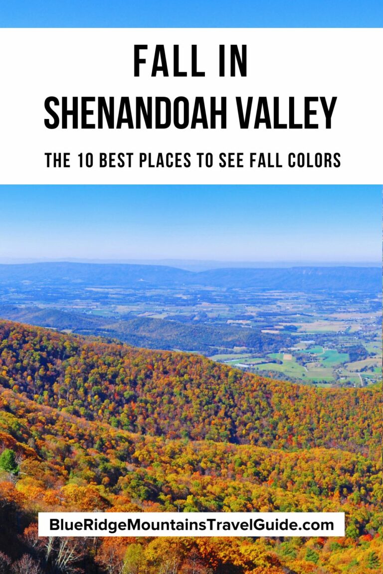 Fall in Shenandoah Valley, Virginia: 10 Places to See Fall Foliage