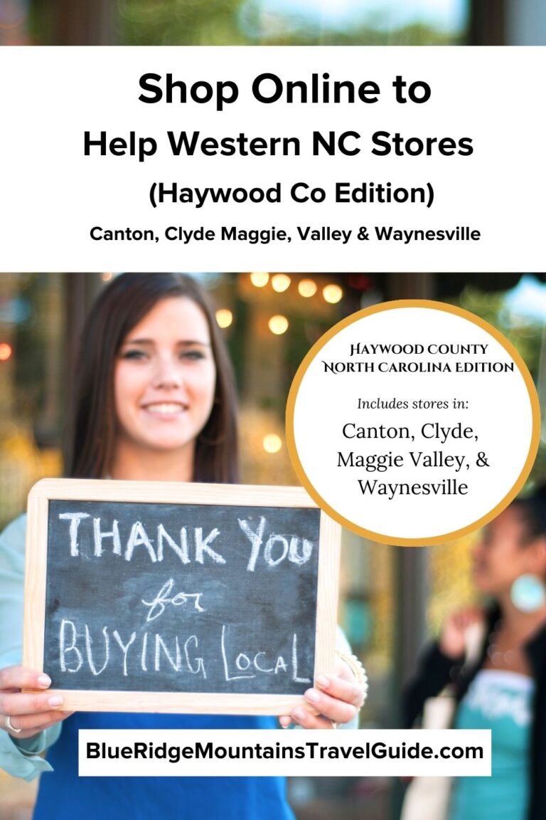 Help Western NC Stores by Shopping Online (Haywood Co Edition) - Blue Ridge Mountains Travel Guide