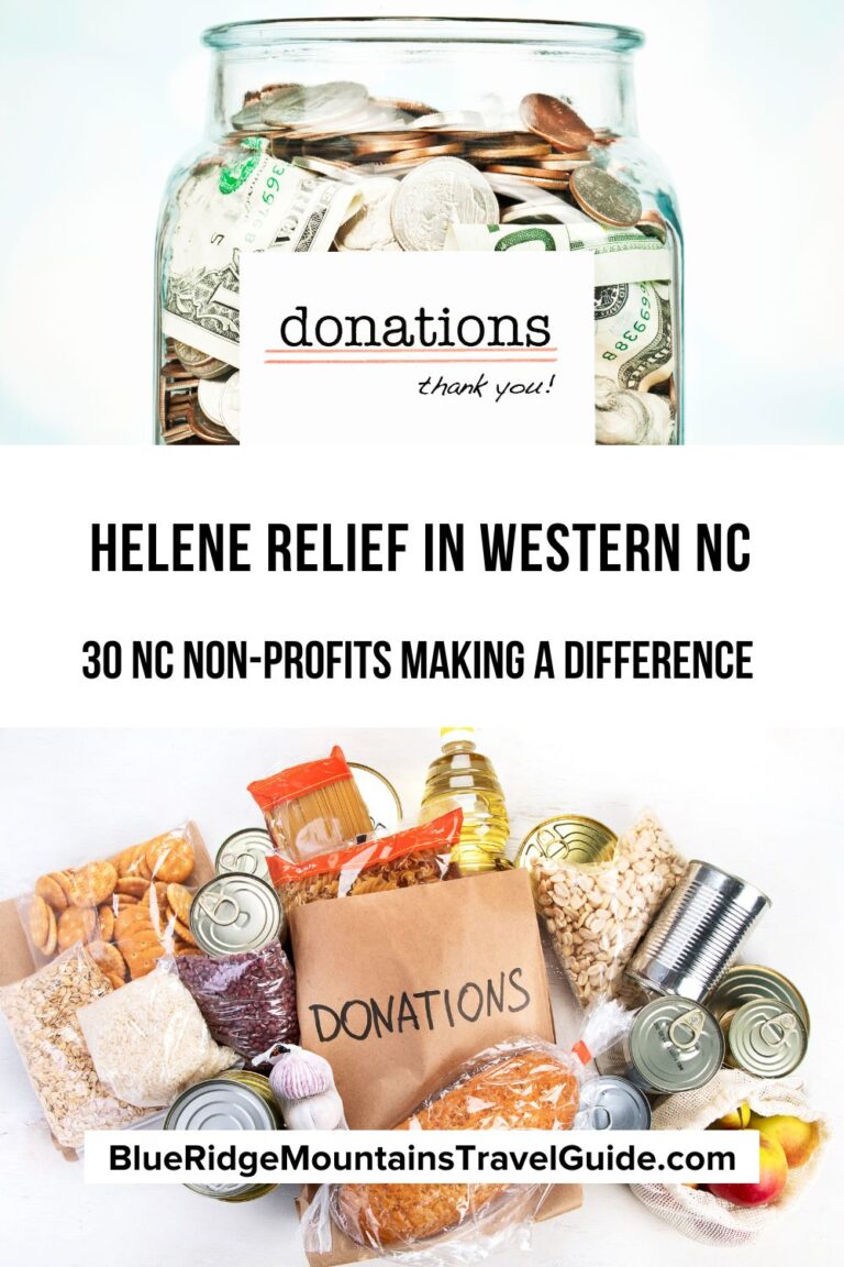 30 Western NC Non-Profits Helping with Helene Relief & Recovery